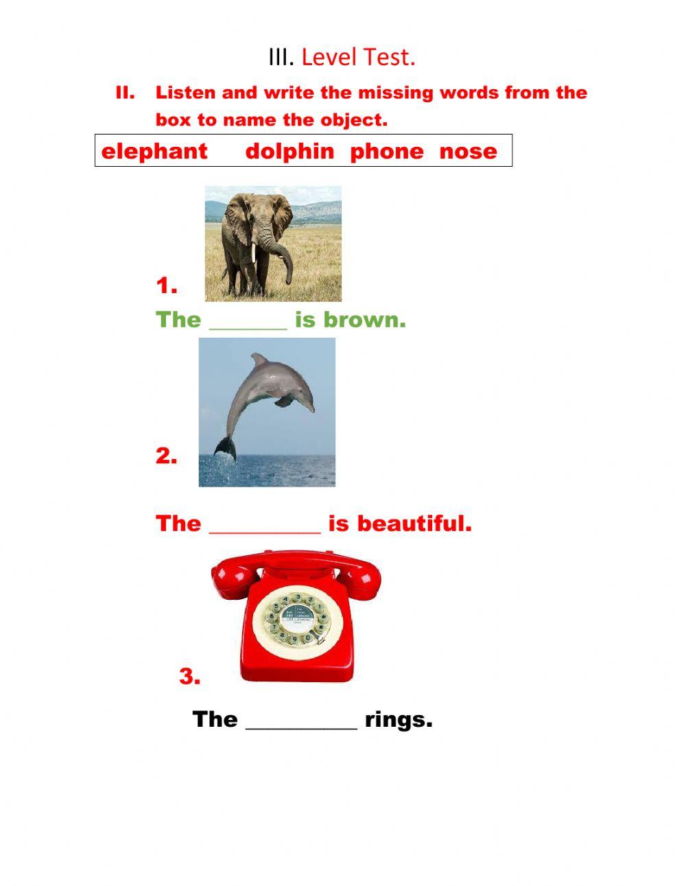 O-A and ph sound test. worksheet | Live Worksheets