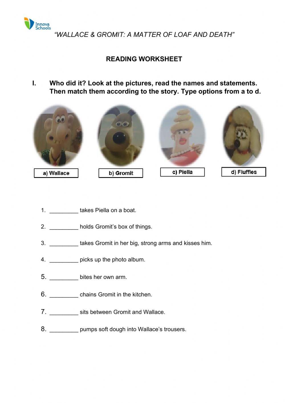 5976991 | 6th grade - Reading Hour - Wallace - Gromit