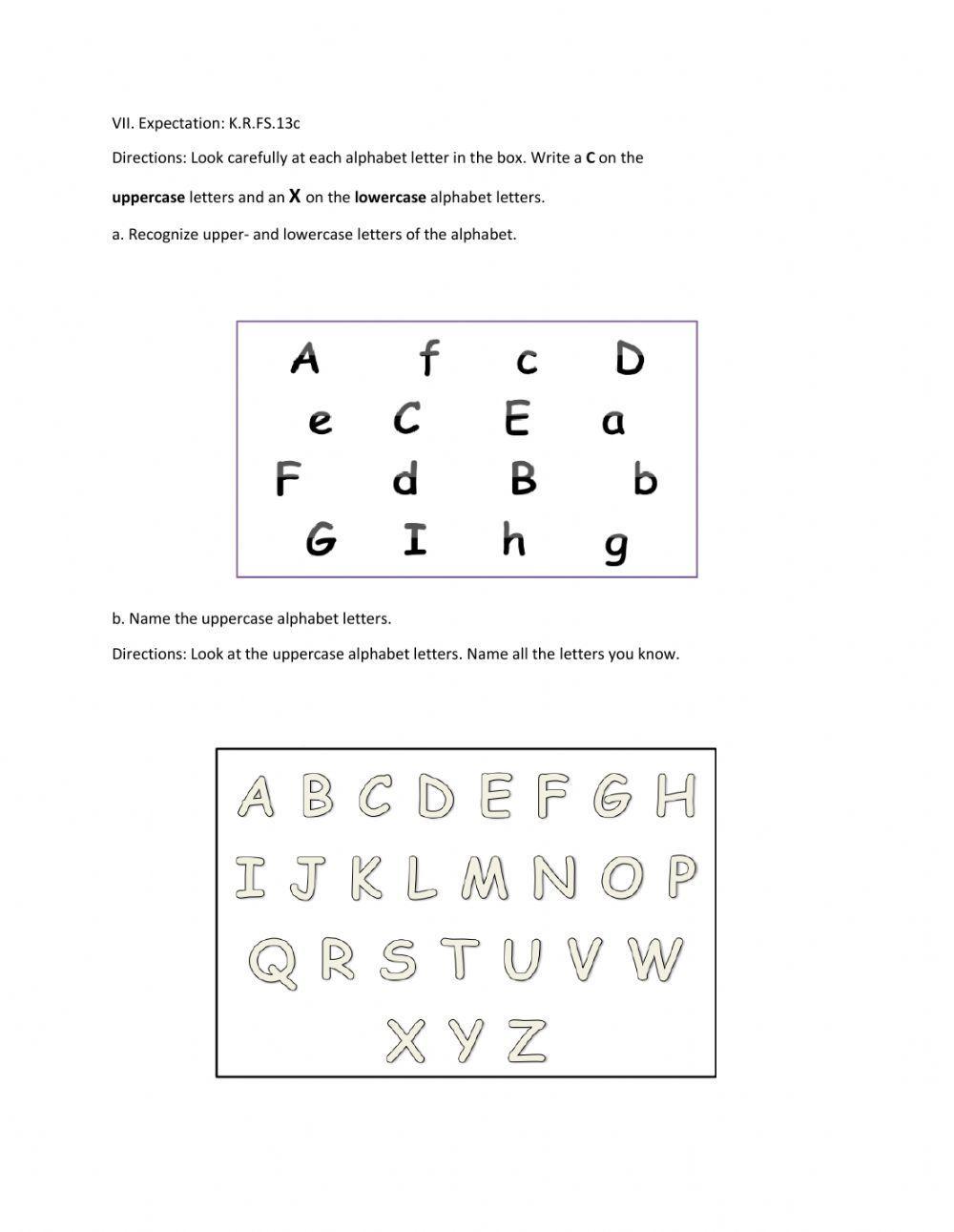 Kindergarten PR… | Free Interactive Worksheets | 344257