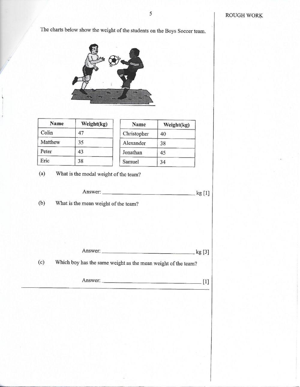 Math BJC 2016 Paper 2 online exercise for | Live Worksheets