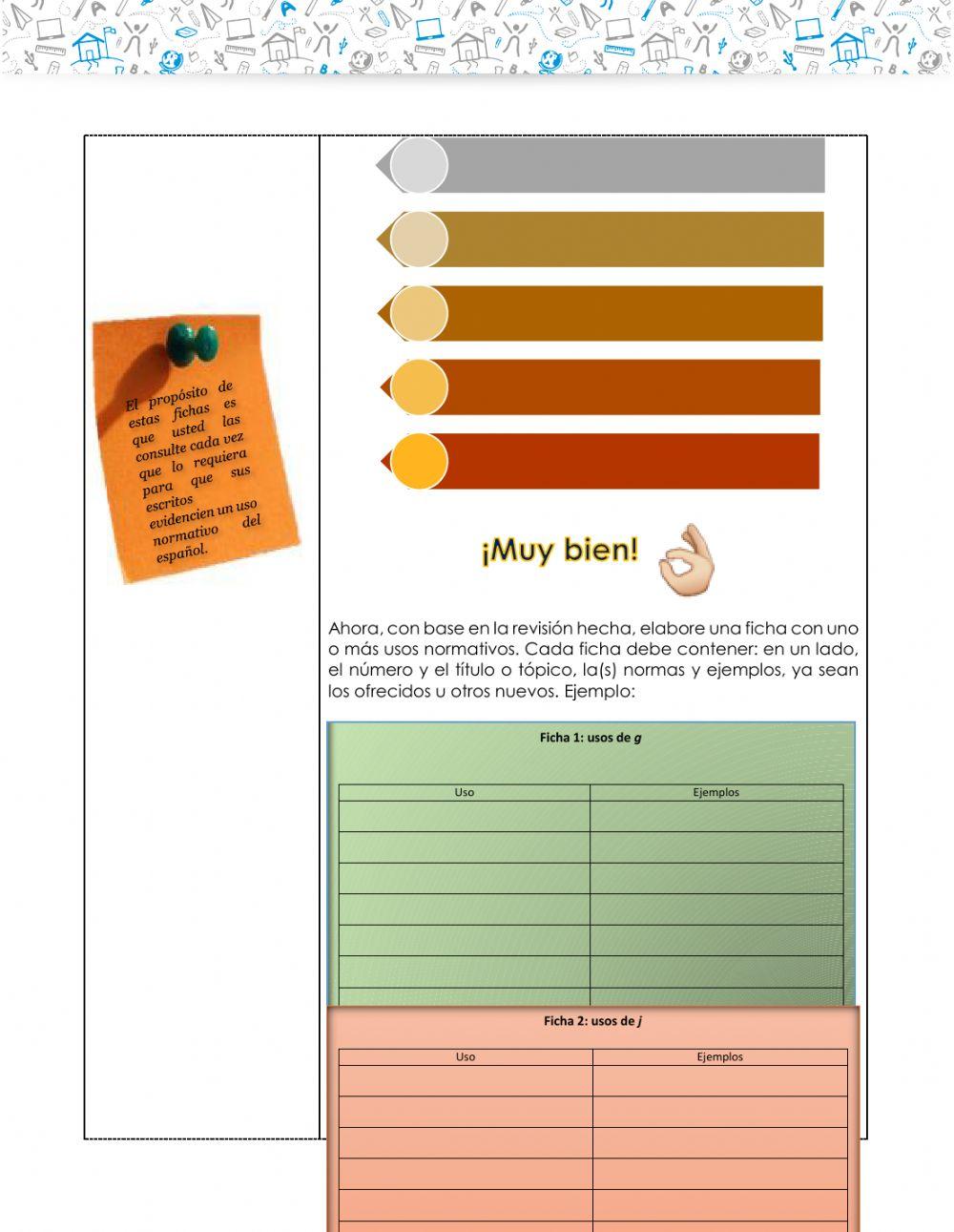 Español interactive exercise for Sétimo | Live Worksheets