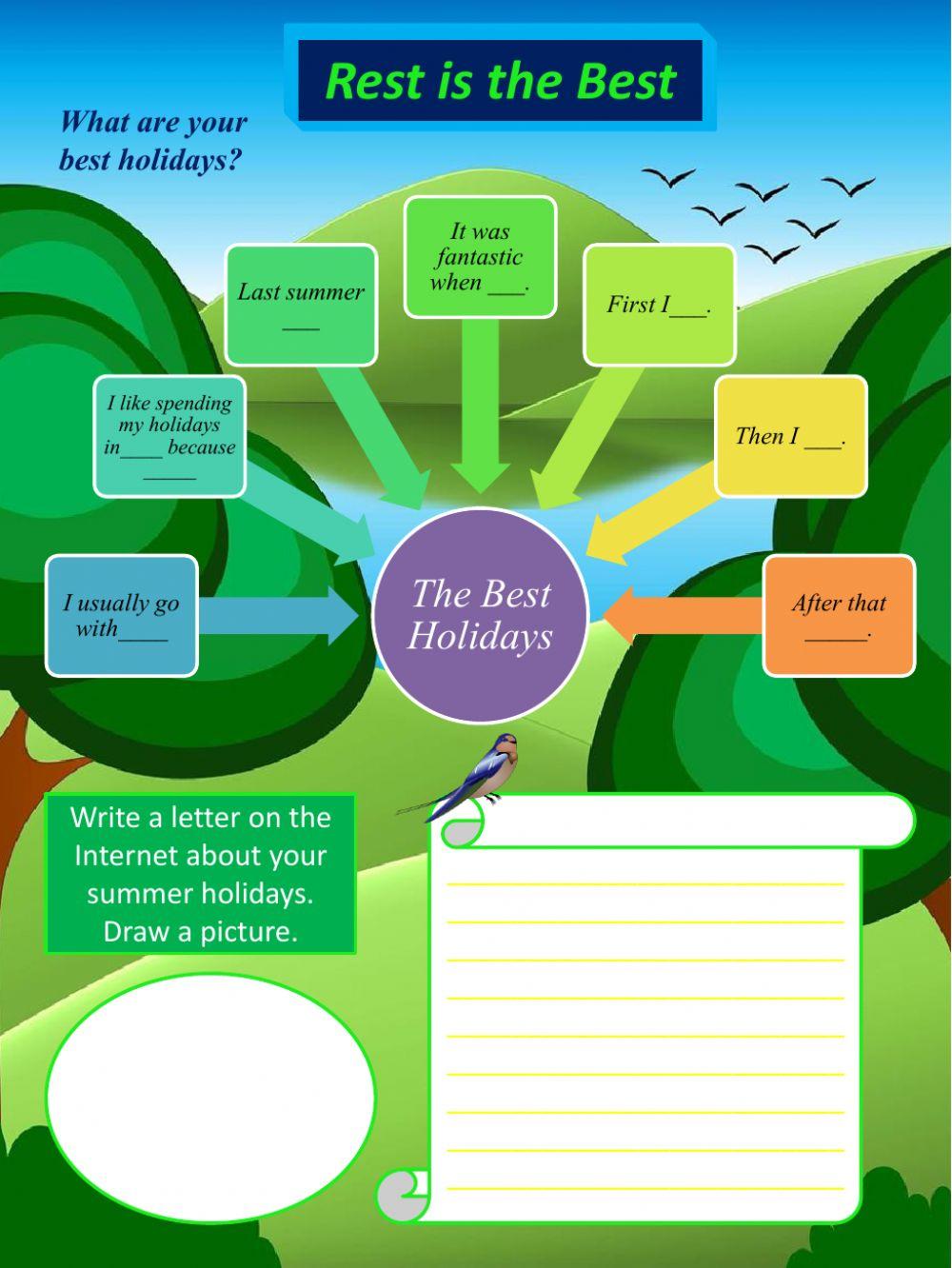 Rest is the Best worksheet | Live Worksheets