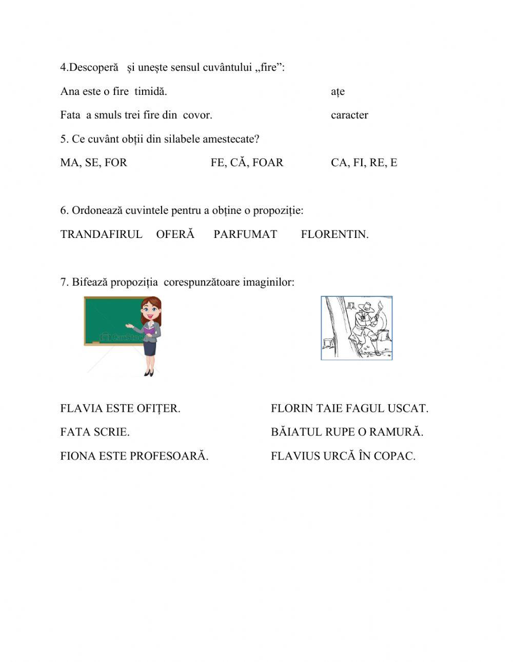 Sunetul și literele f,F interactive worksheet | Live Worksheets