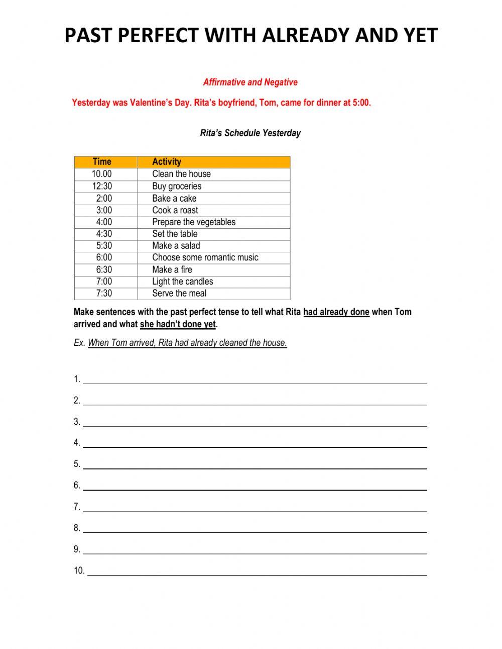 PAST PERFECT: ALREADY AND YET. 5926725 | jessica23 | Live