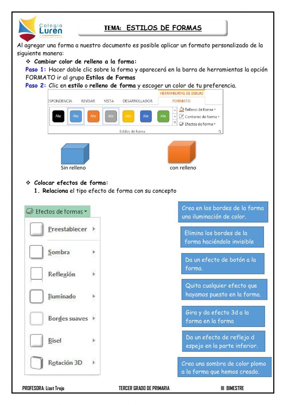 3er grado worksheet | Live Worksheets