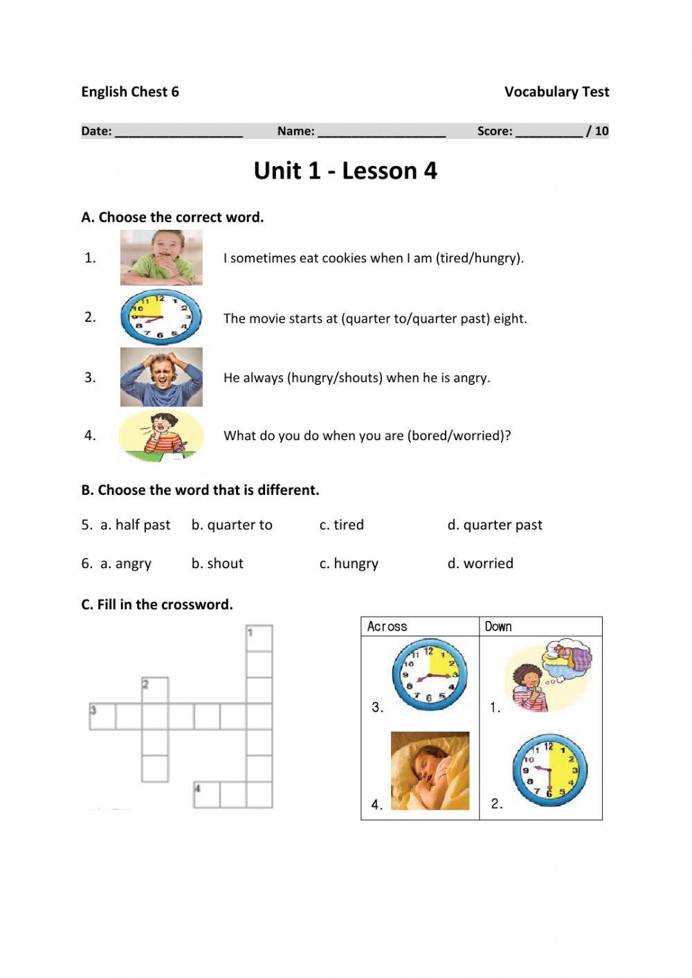 English Chest 6 Unit 1-2 321406 | NamRBLX | Live