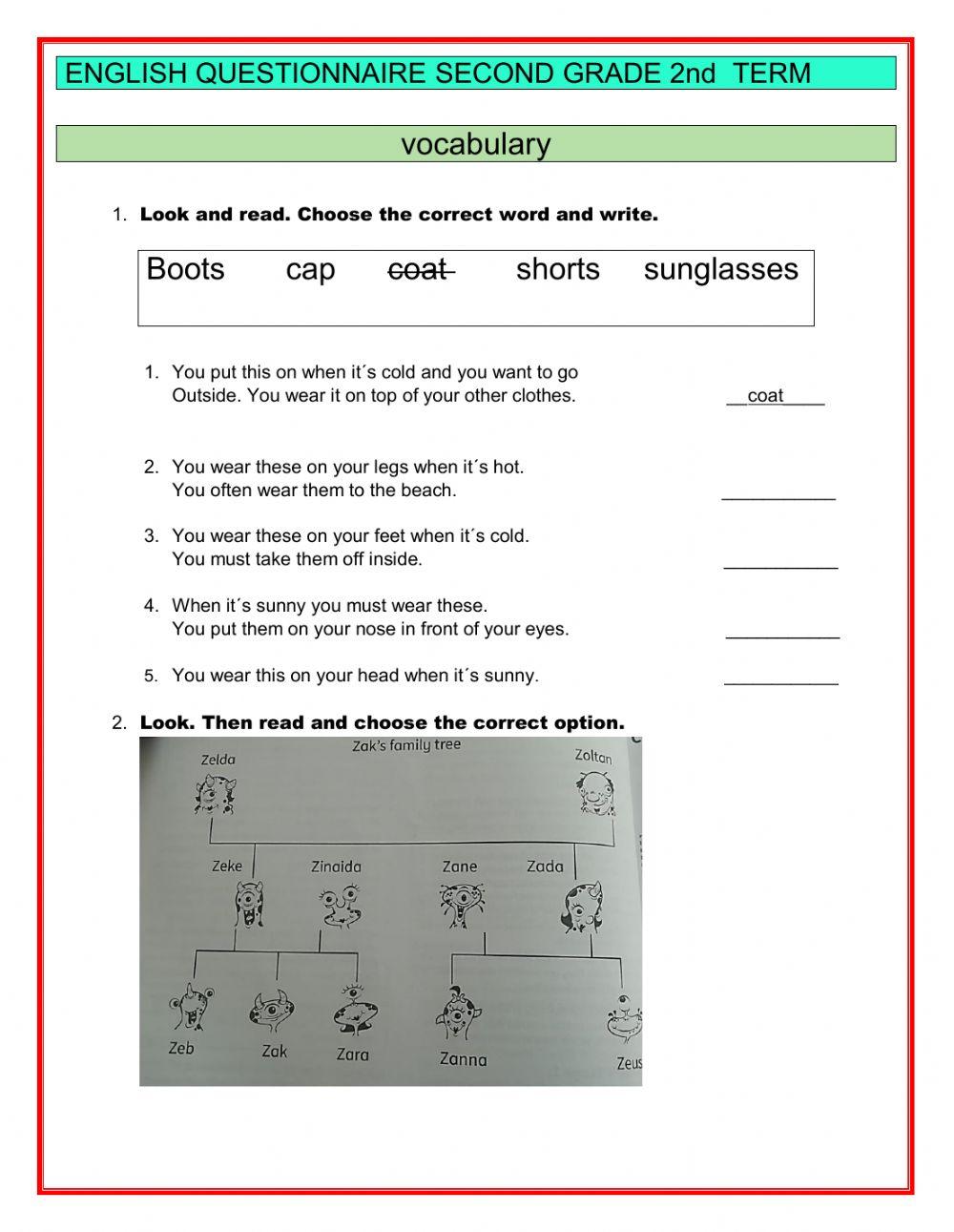 English questionnaire 321657 | Liliana3082 | Live