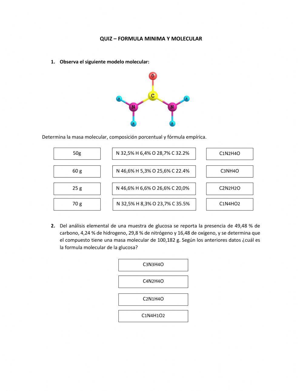 Formula minima | Free Interactive Worksheets | 344343