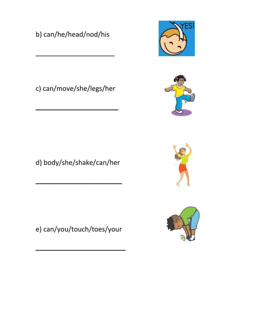 344868 | Move your body | Romina | LiveWorksheets