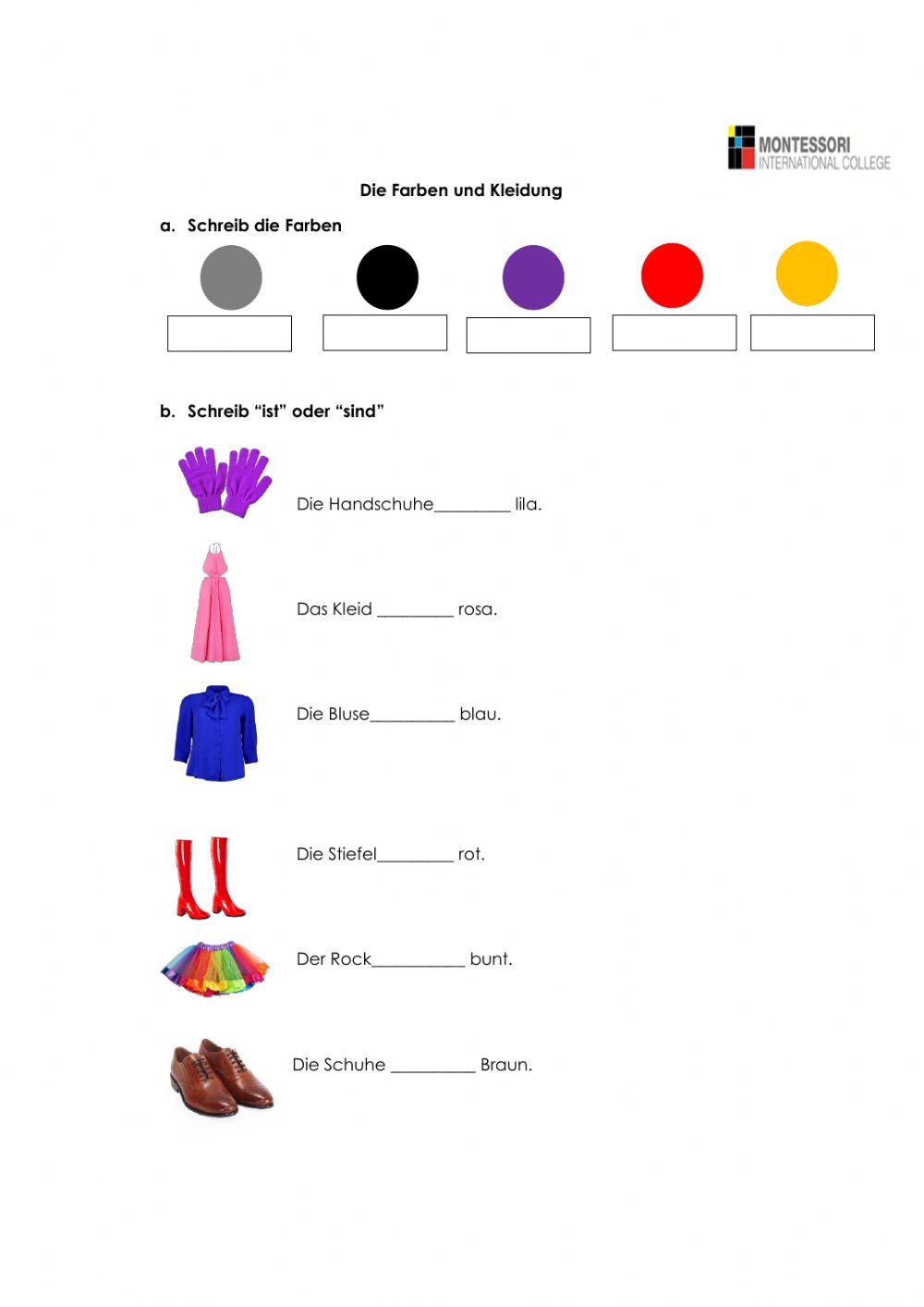 G3-die Farben worksheet | Live Worksheets