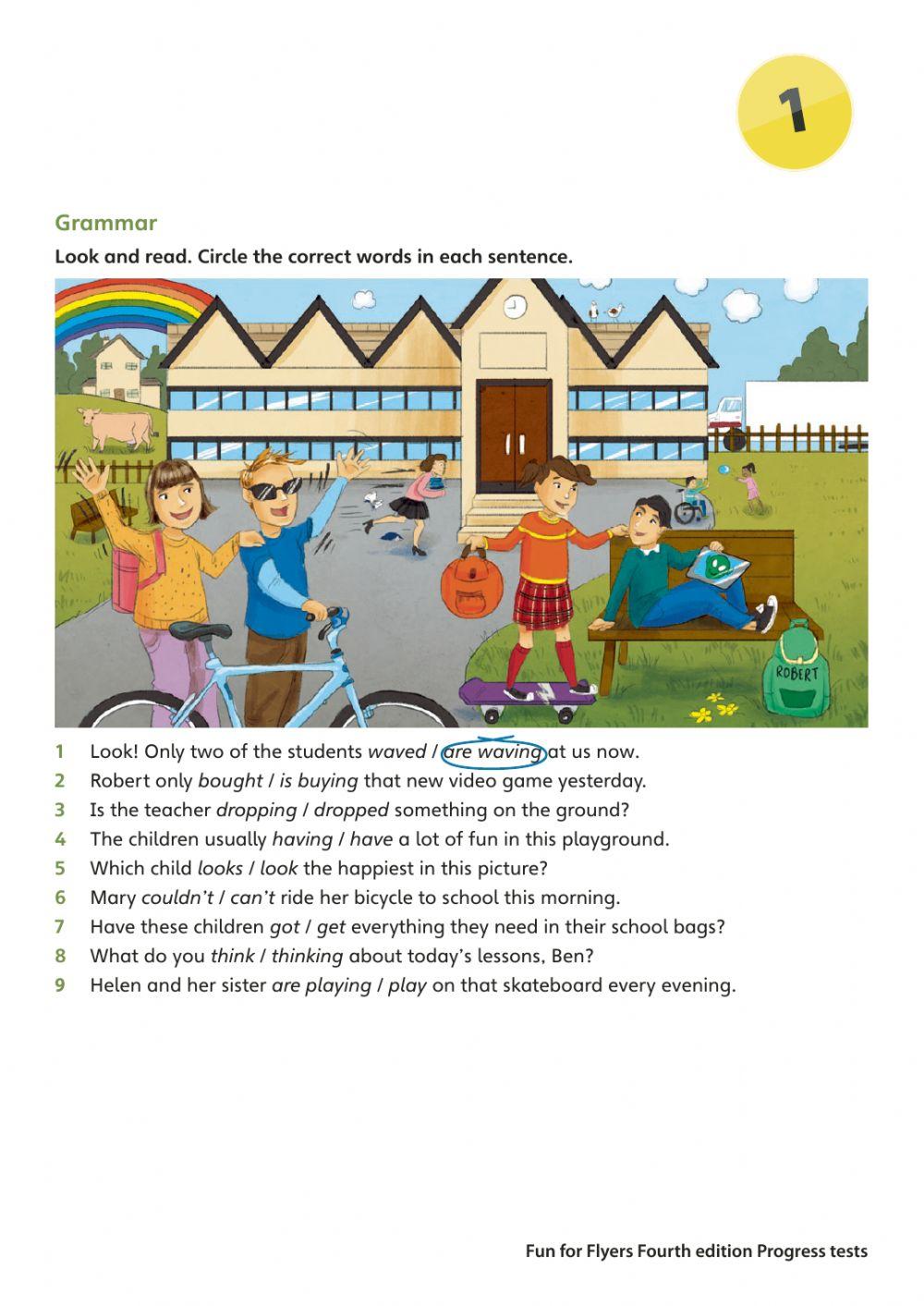 Fun for Flyers Unit 1 6008583 | Svetlana Yashutina | Live