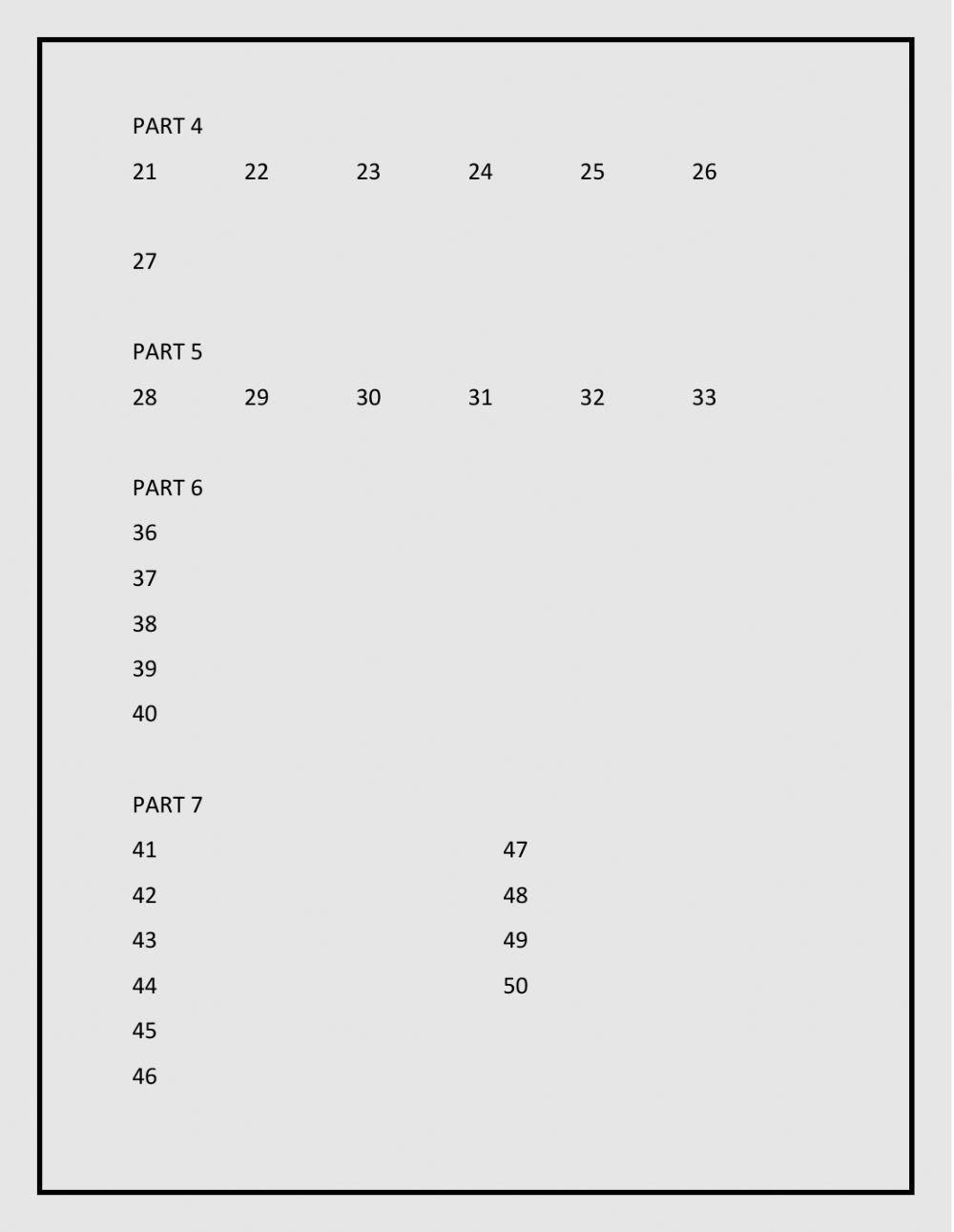 Aswer sheet - exam 5 ket trainer for school worksheet | Live Worksheets