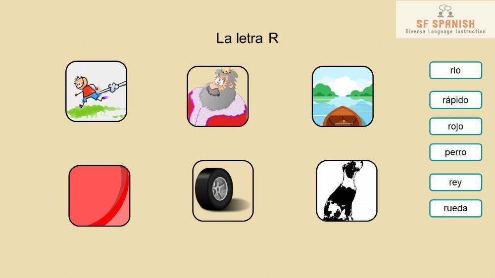 Letra R online pdf activity | Live Worksheets