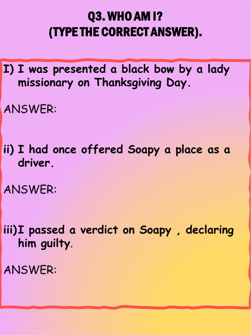 The cop and the… | Free Interactive Worksheets | 359083