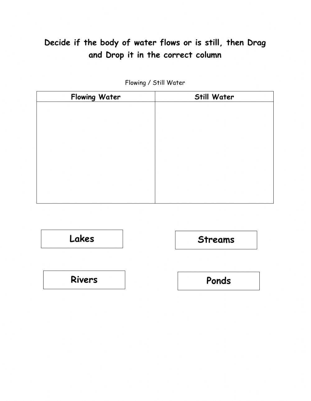Freshwater-salt… | Free Interactive Worksheets | 359034