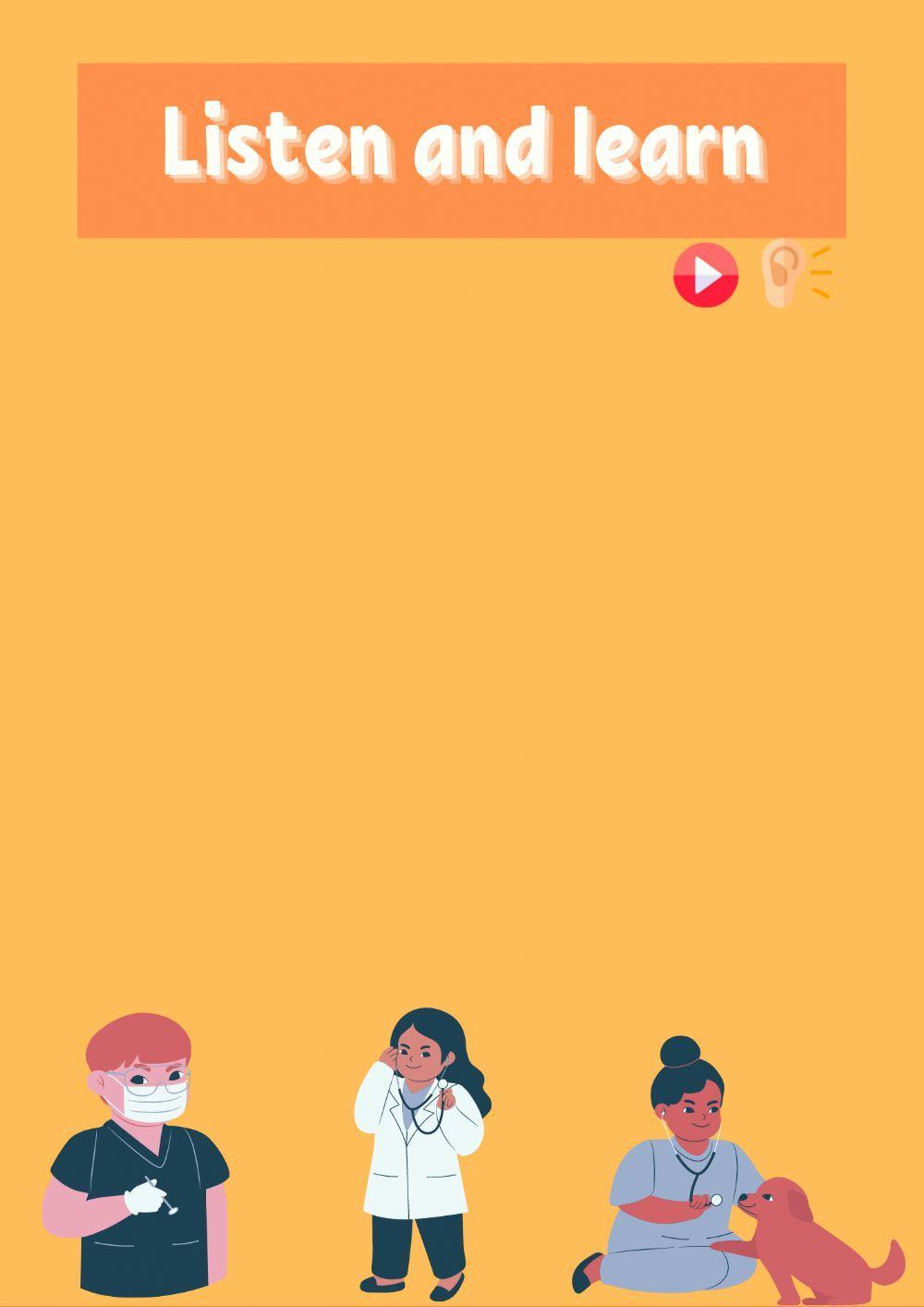 Professions Activity For Elementary Live Worksheets professions-activity-for-elementary-live-worksheets