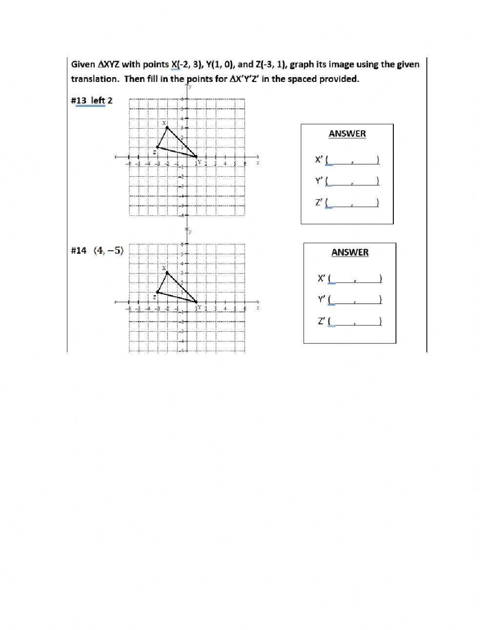 Unit 1-2 test worksheet | Live Worksheets