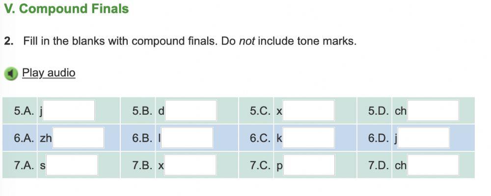 Compound Finals 2 worksheet | Live Worksheets