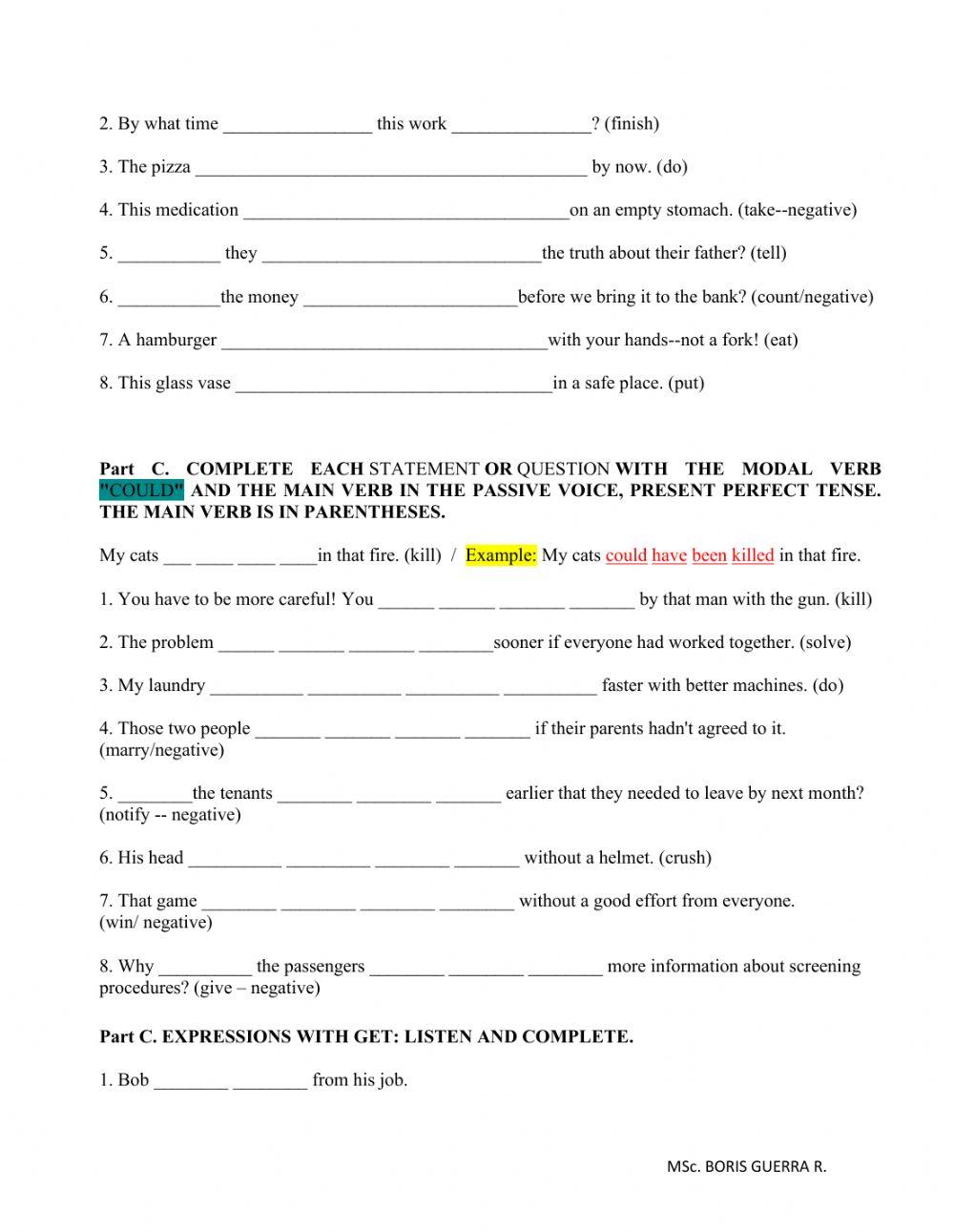 passive -modal verbs fifth level unit 5 5846659 | BORIS