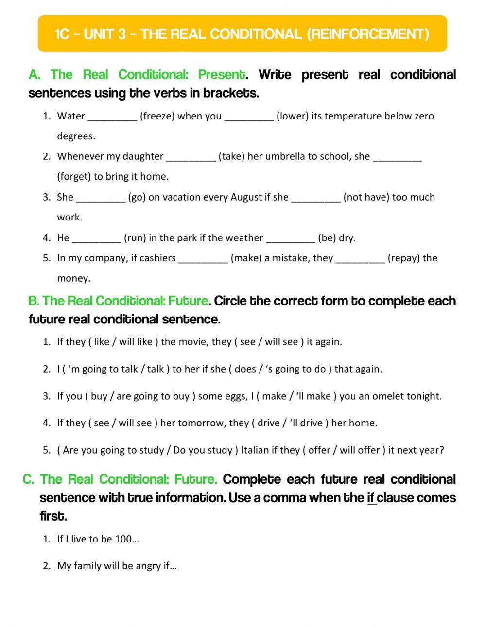 U3 - The Real C… | Free Interactive Worksheets | 6024605