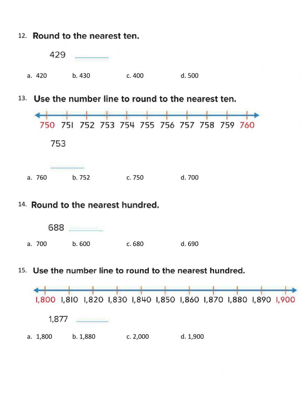 367645 | Place Value Test | jsasveld | LiveWorksheets