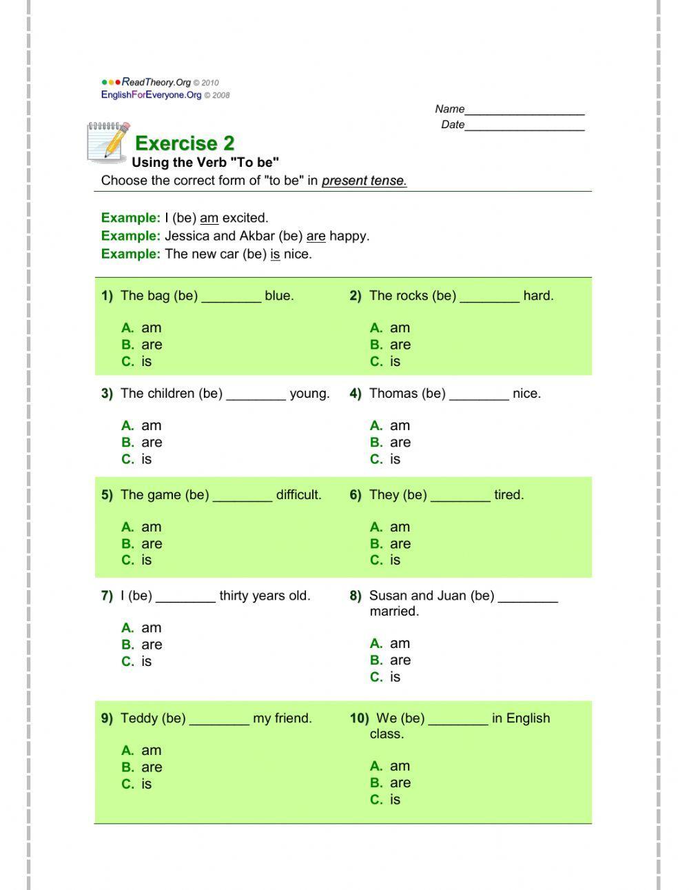 Am Is Are Live Worksheets am-is-are-live-worksheets