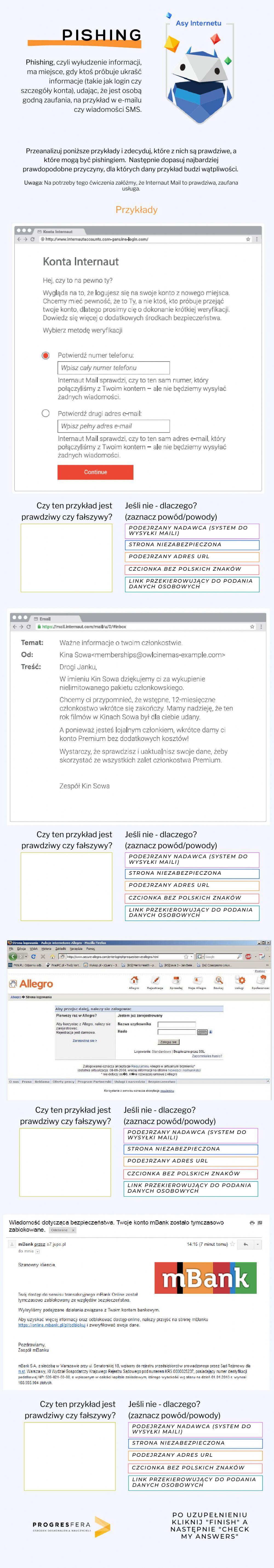Phishing | Free Interactive Worksheets | 364686