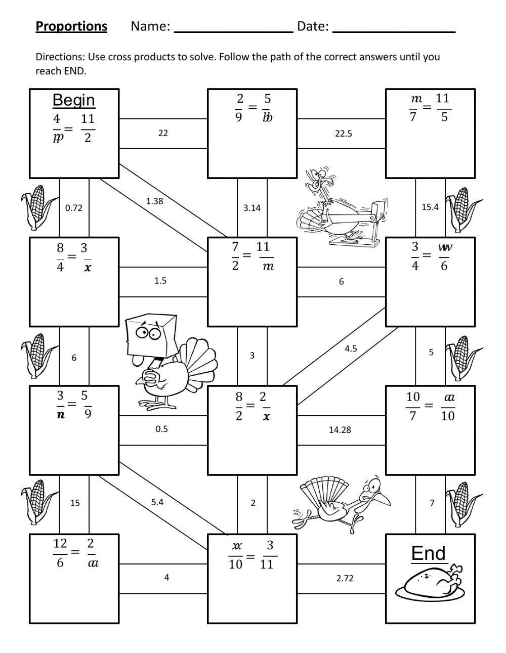 Puzzl Ratios | Free Interactive Worksheets | 365788