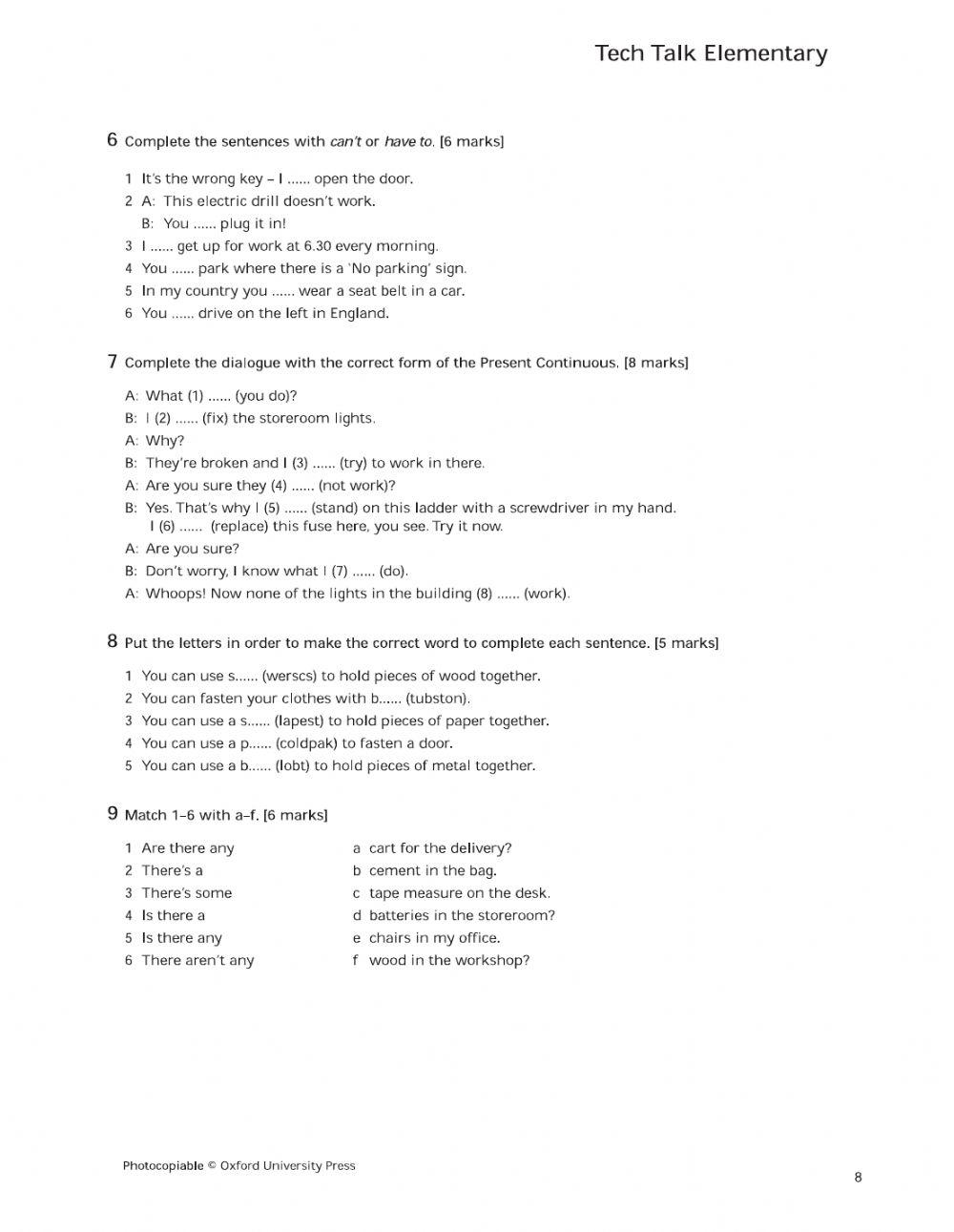 6030407 | Tech Talk Elementary Units 10-14 | Ivelina