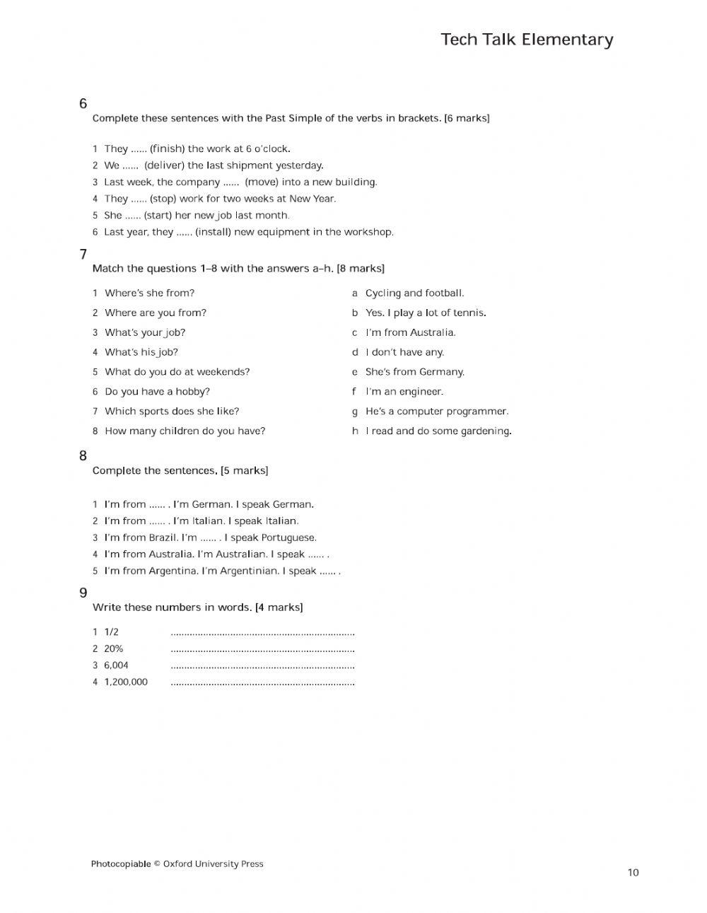 6030407 | Tech Talk Elementary Units 10-14 | Ivelina