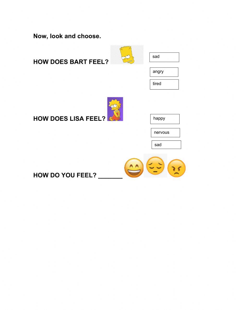 Look and choose online activity | Live Worksheets
