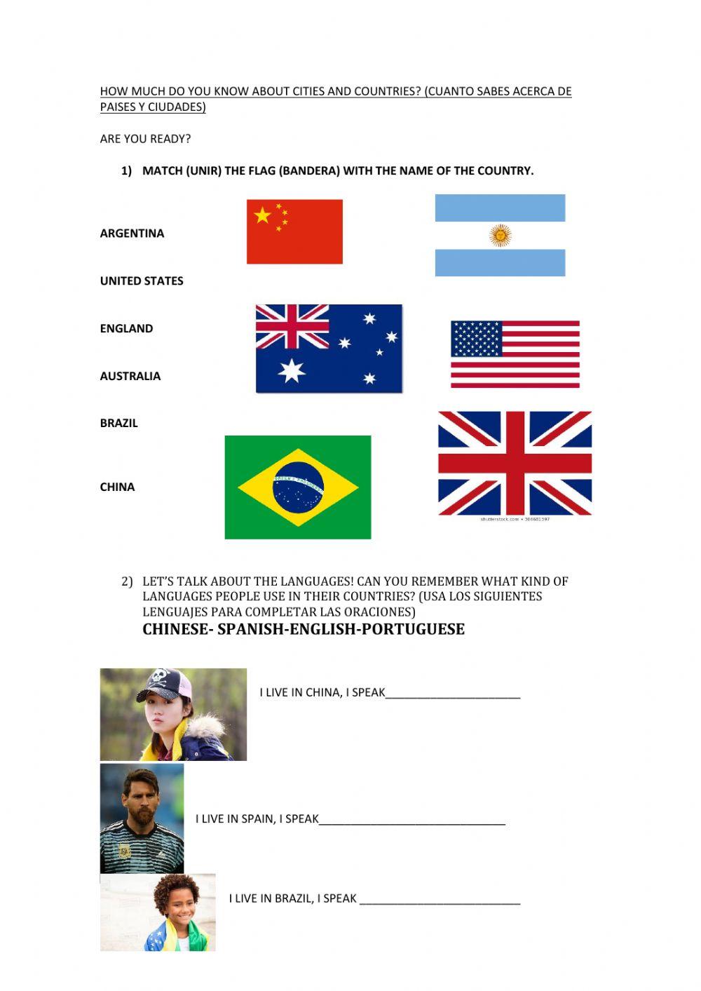 Country zone | Free Interactive Worksheets | 366760