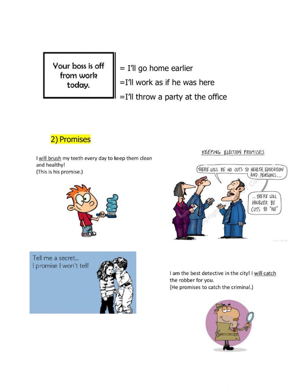 Future forms free exercise | Live Worksheets