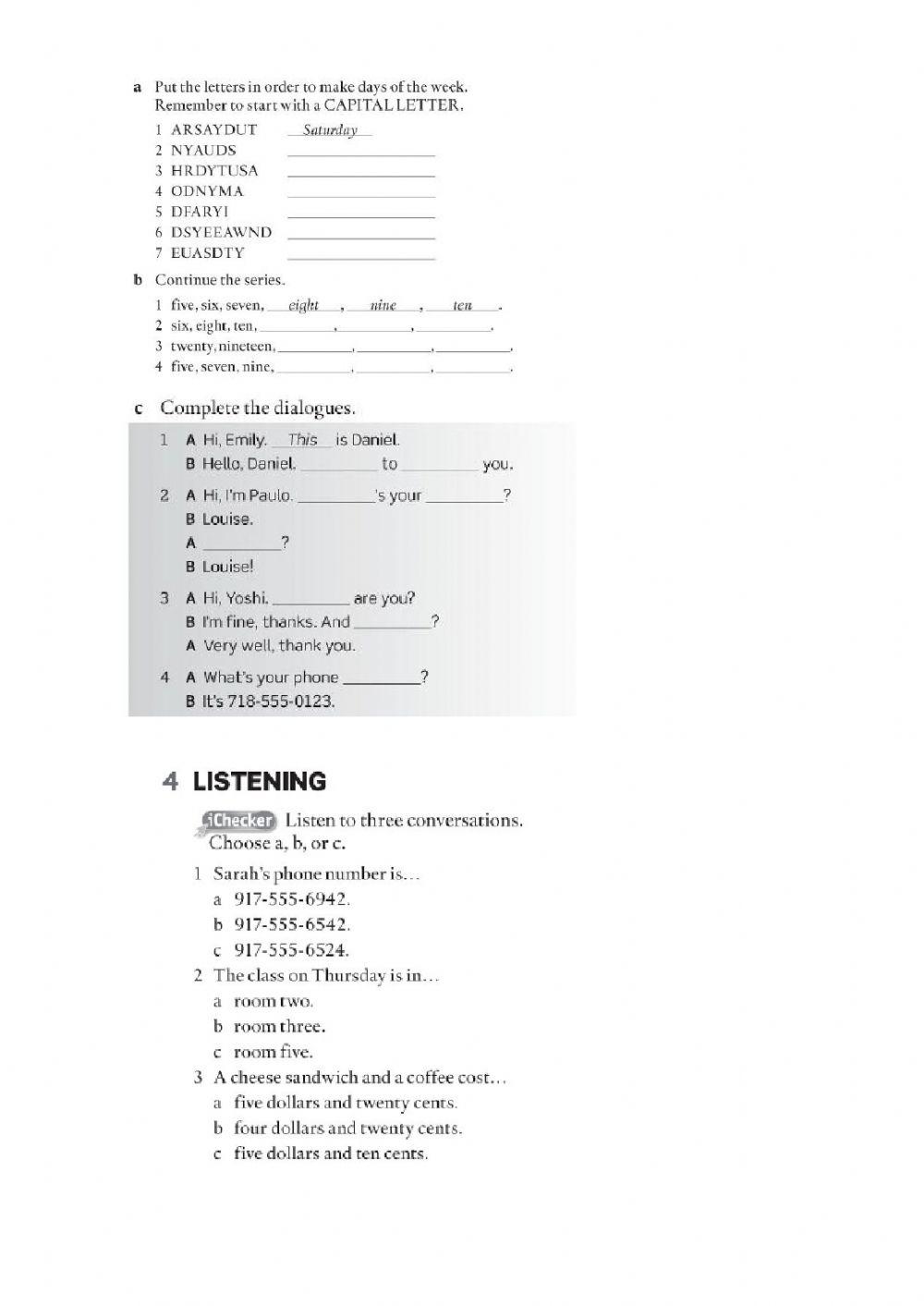 Aef worksheet | Live Worksheets