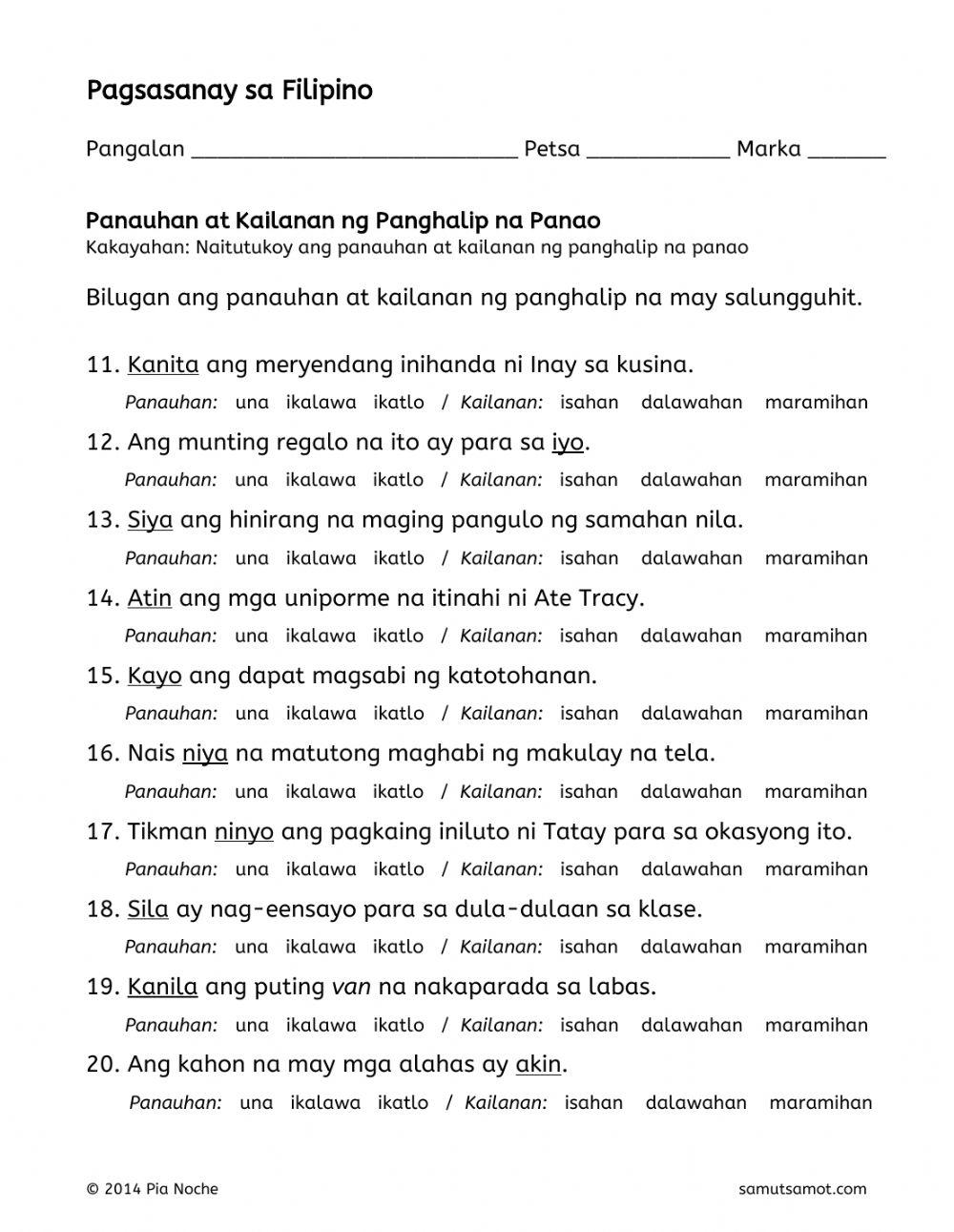 Kailanan Ng Pangngalan A Worksheet Live Worksheets - vrogue.co Kailanan Ng Pangngalan A Worksheet Live Worksheets - vrogue.co