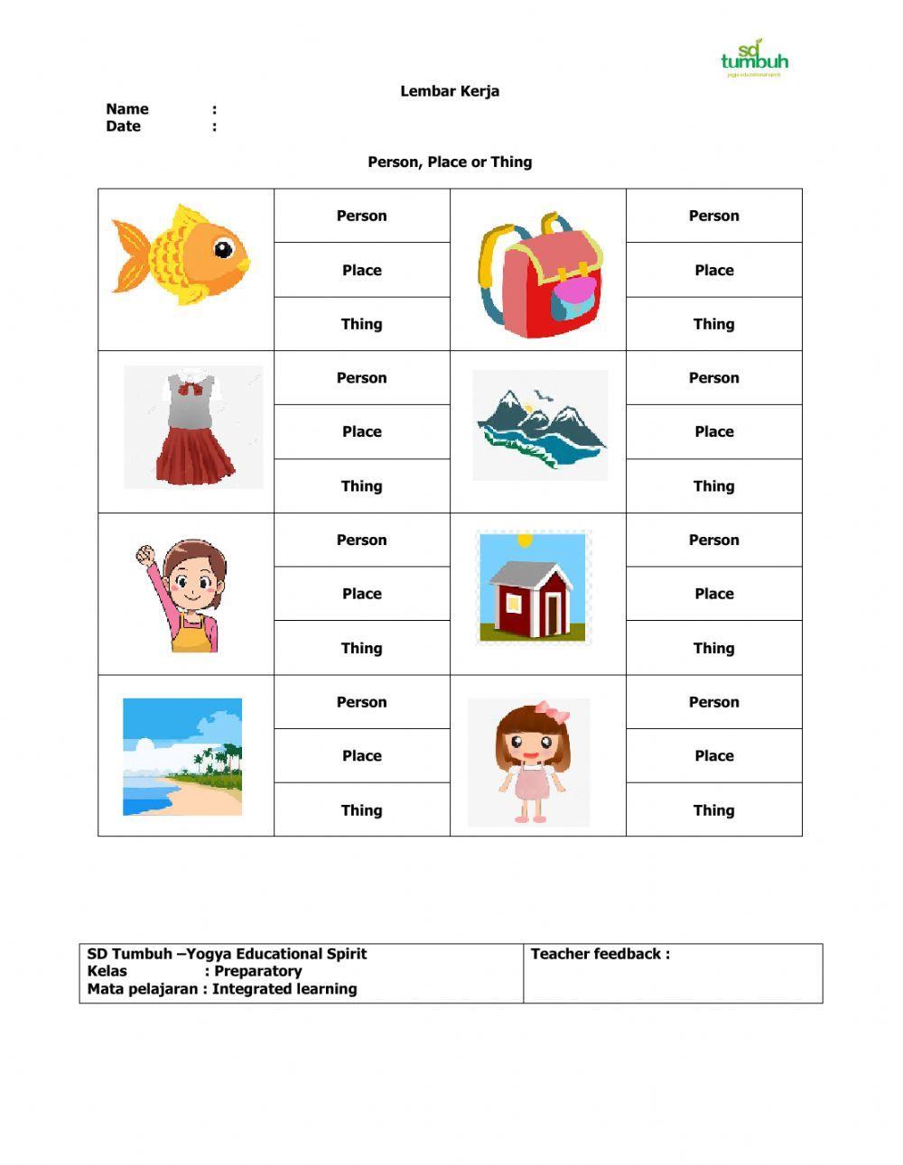 Integrated Learning online worksheet | Live Worksheets