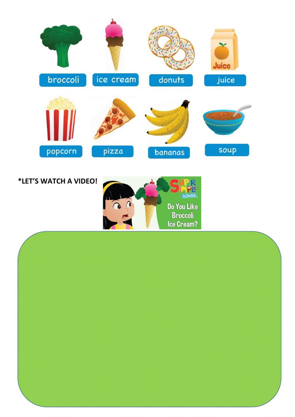 Do you like...? | Free Interactive Worksheets | 6036862