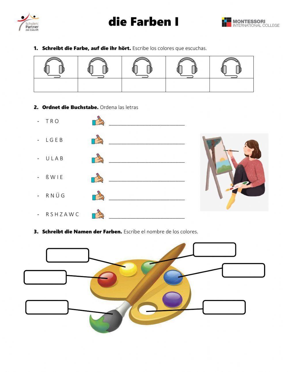368964 | Die Farben I | MayraCaceres | LiveWorksheets