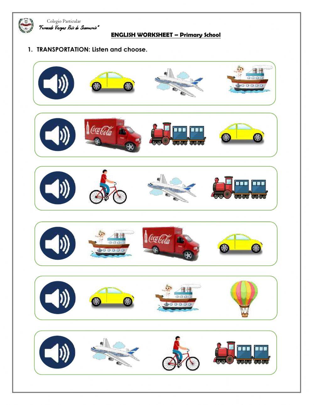 DAYANP | Transportation 369269 | LiveWorksheets