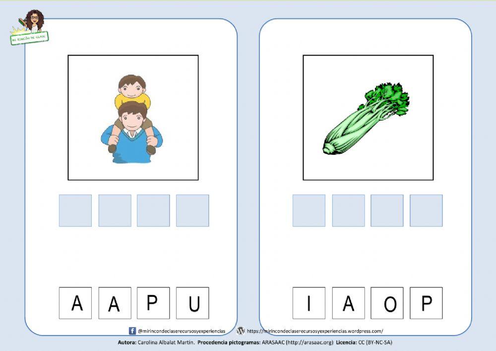 PÍO, AUPA y APIO worksheet | Live Worksheets