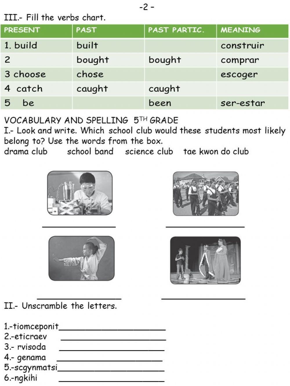 September 5th Exam pp2 worksheet | Live Worksheets