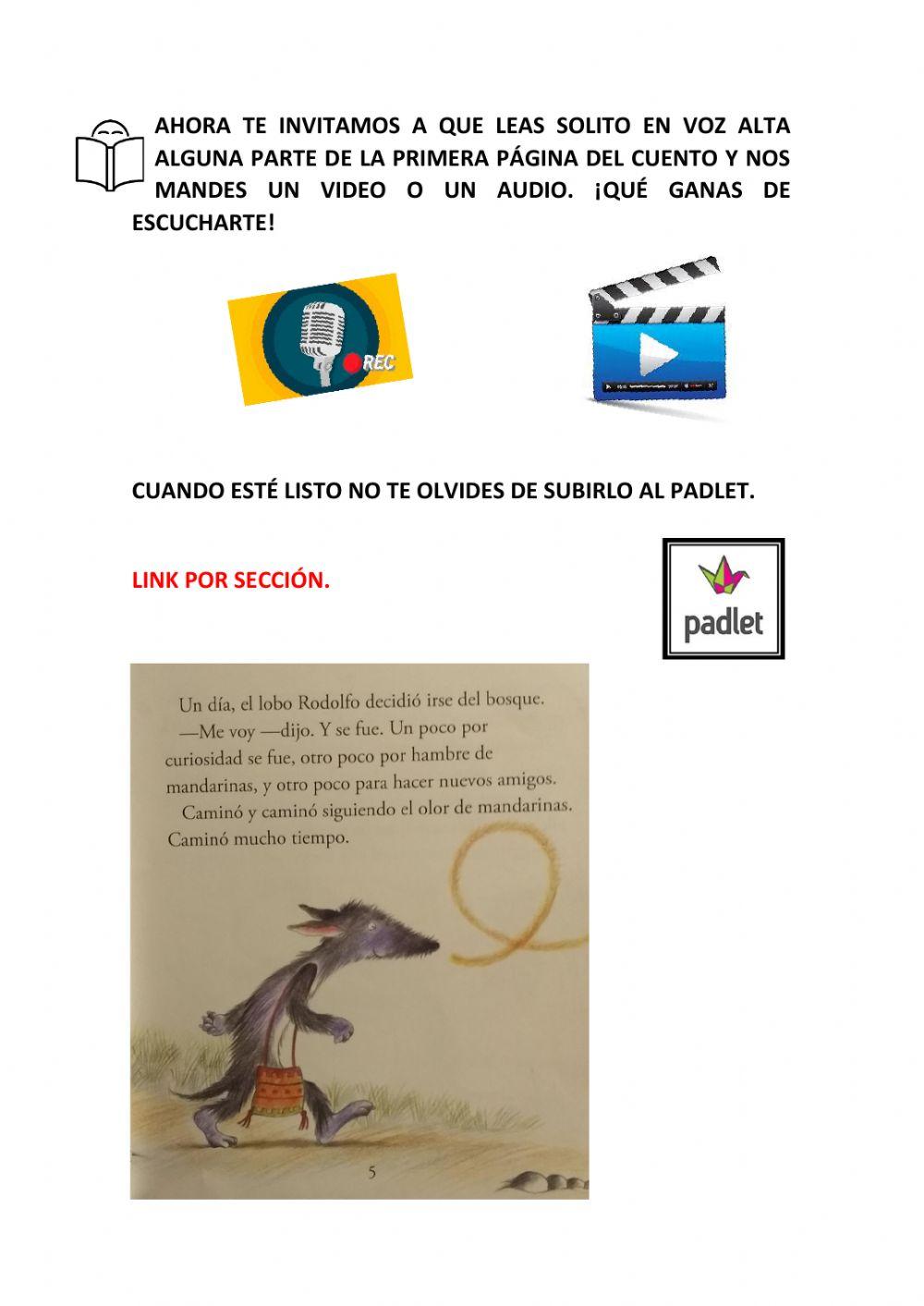 EL LOBO RODOLFO online exercise for | Live Worksheets