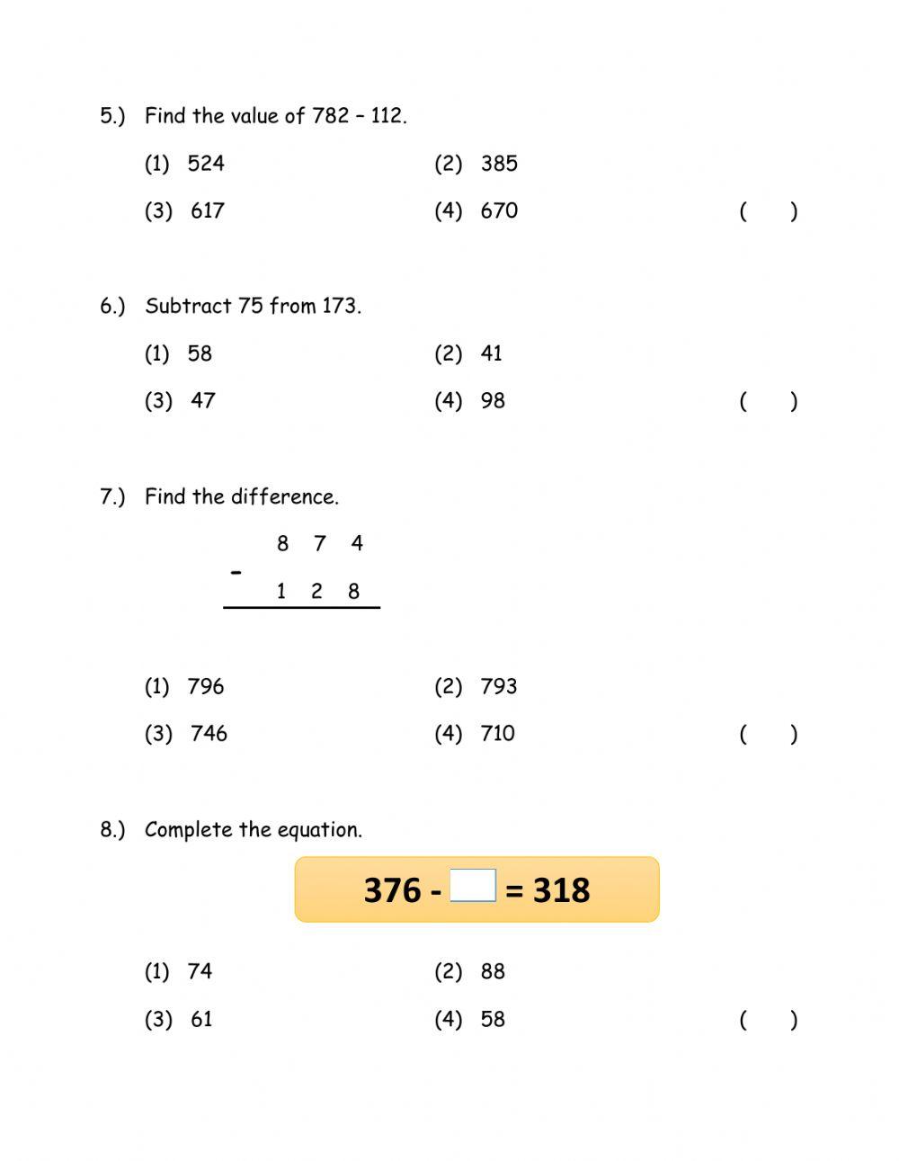 Term 1 Week 8 Day 4 Performance Task -2 worksheet | Live Worksheets