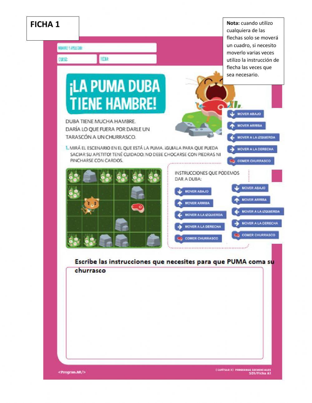 Programas worksheet | Live Worksheets