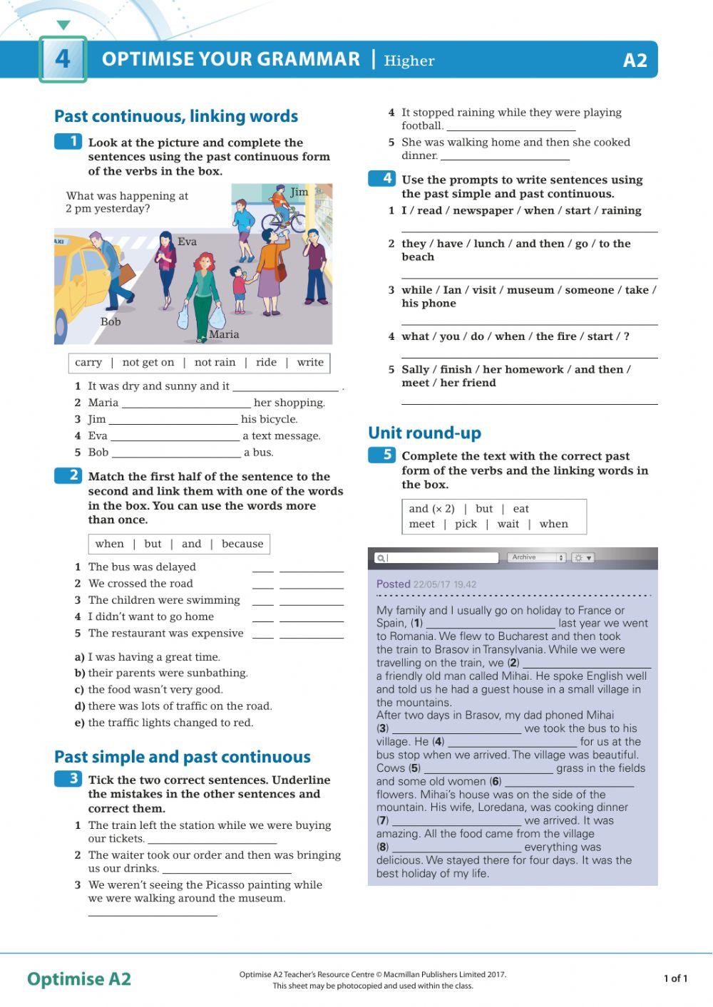 Optimise A2 Gra… | Free Interactive Worksheets | 6071481