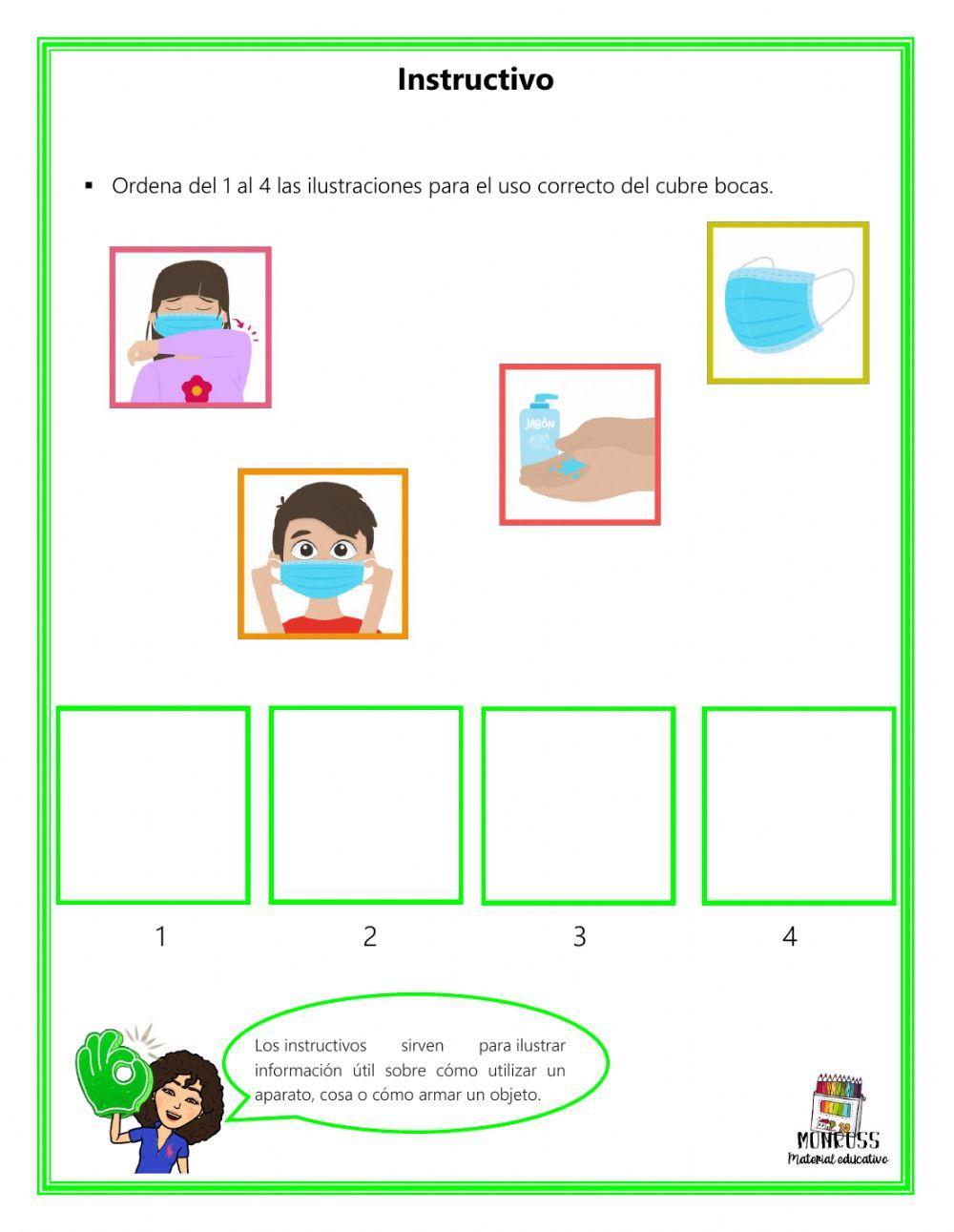 Partes De Un Instructivo Interactive Worksheet – Bilarasa Partes De Un Instructivo Interactive Worksheet – Bilarasa