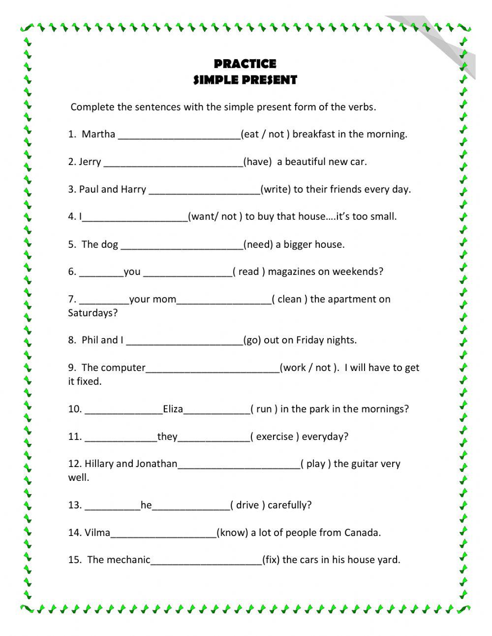 347015 | Simple Present | tecaqu | LiveWorksheets