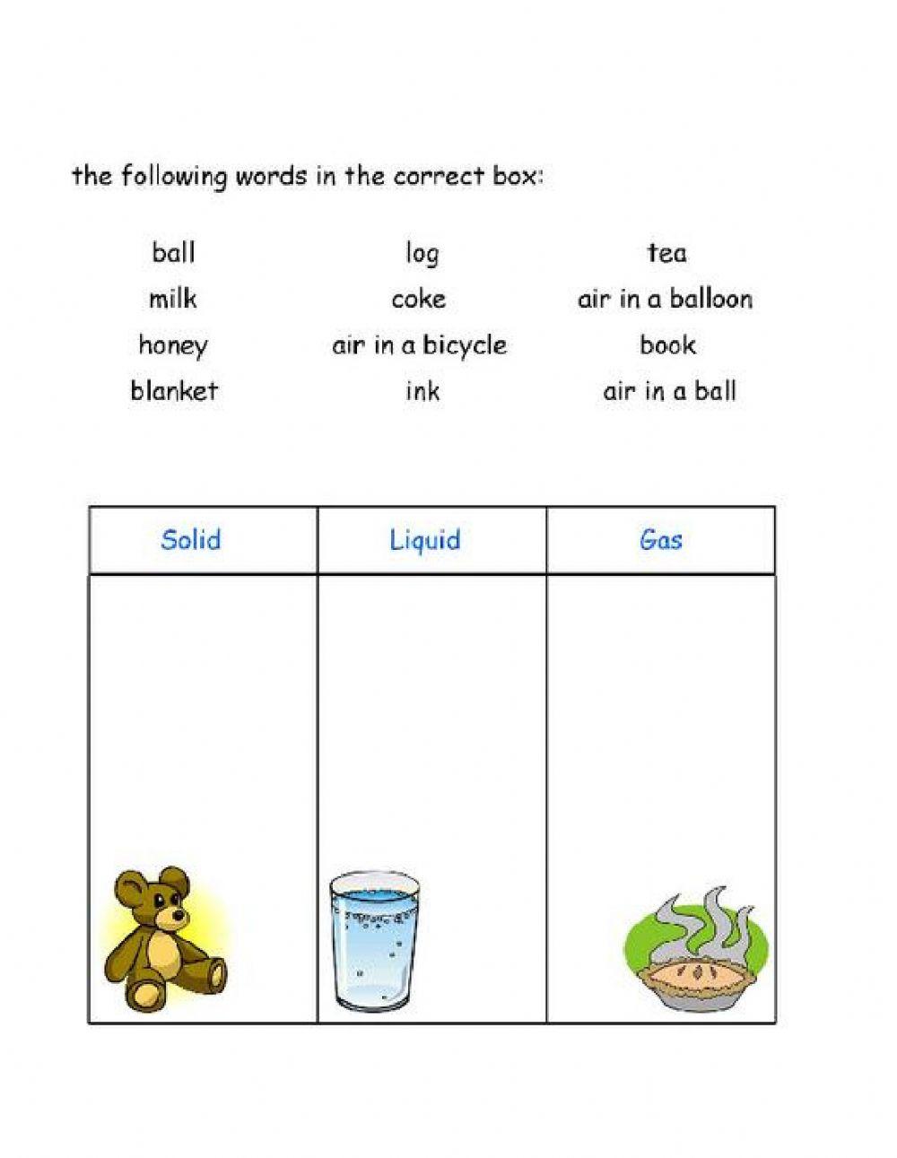 sort solid obje… | Free Interactive Worksheets | 6050836