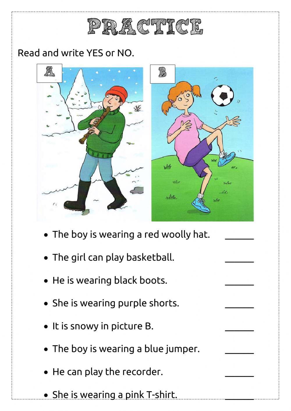 Prep pre jr activity for kids | Live Worksheets