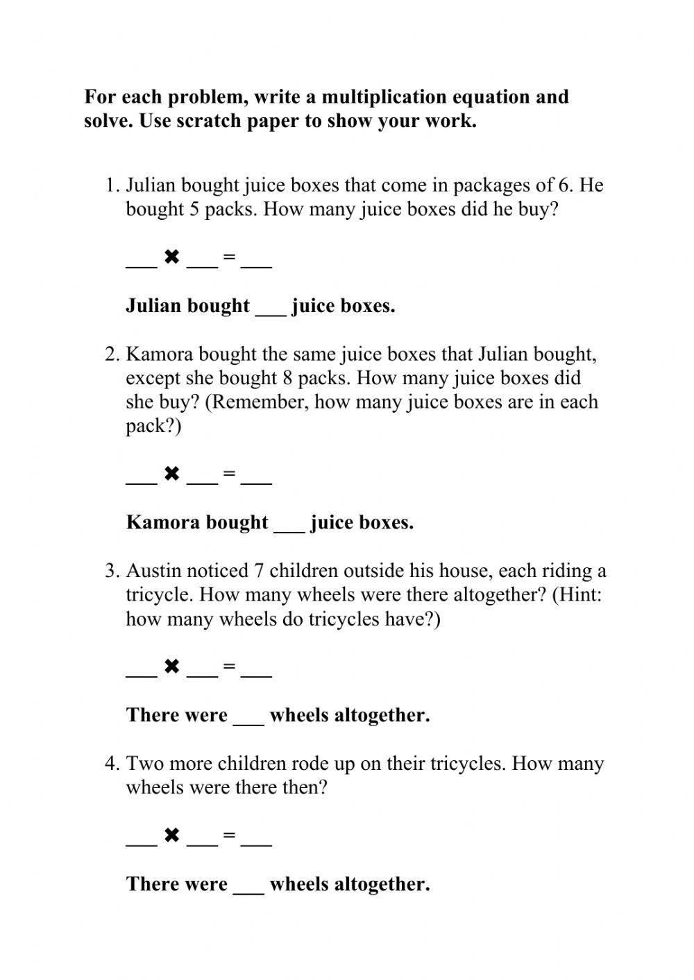 Multiplication Practice Live Worksheets multiplication-practice-live-worksheets